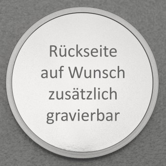 Silbermedaille 1oz "Ich liebe Dich" Gravurmedaille kaufen
