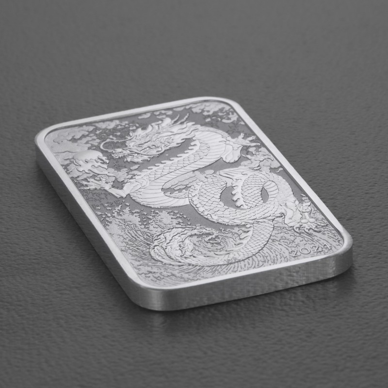 Silber Münzbarren 1oz Rectangular Dragon 2024 (Australien) kaufen
