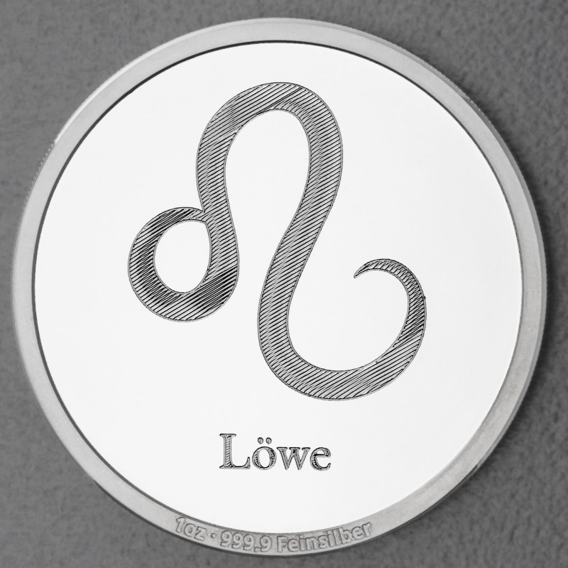 Silbermedaille 1oz Sternzeichen Löwe kaufen