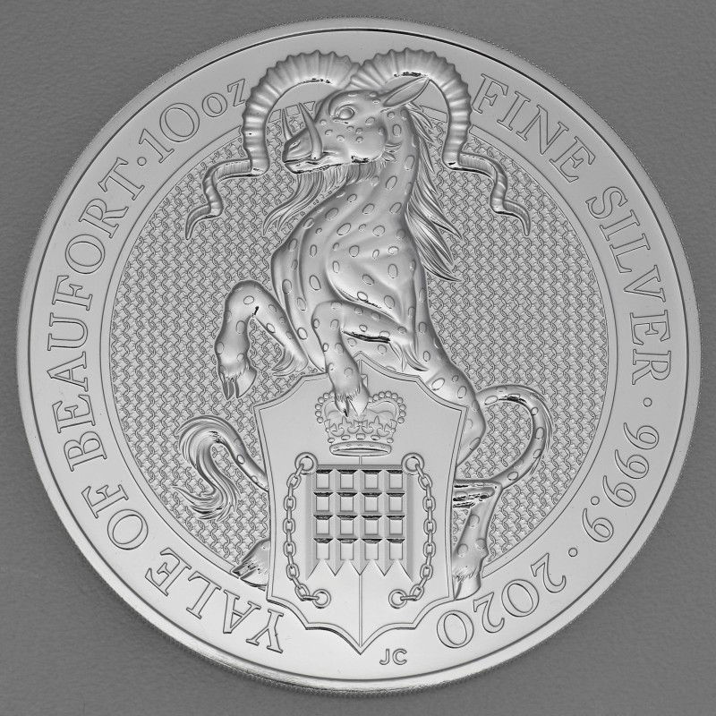 Silbermünze 10oz "Yale of Beaufort 2020 - The Queens Beast ...