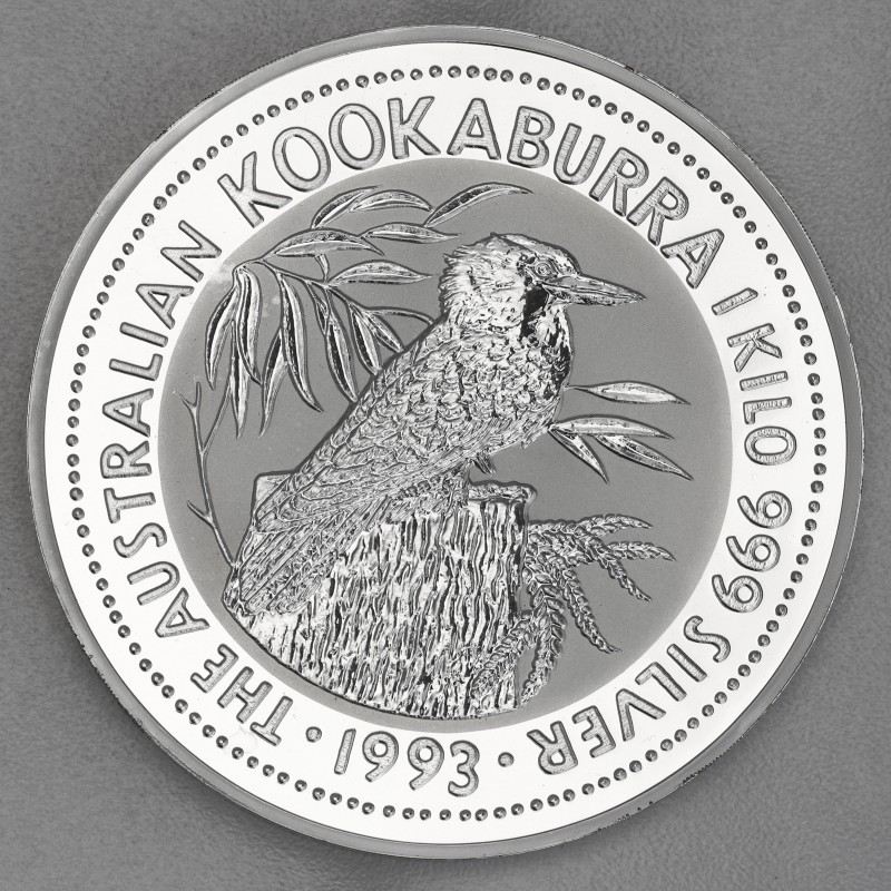 Silbermünze Kookaburra 1 kg (Australien) 1993