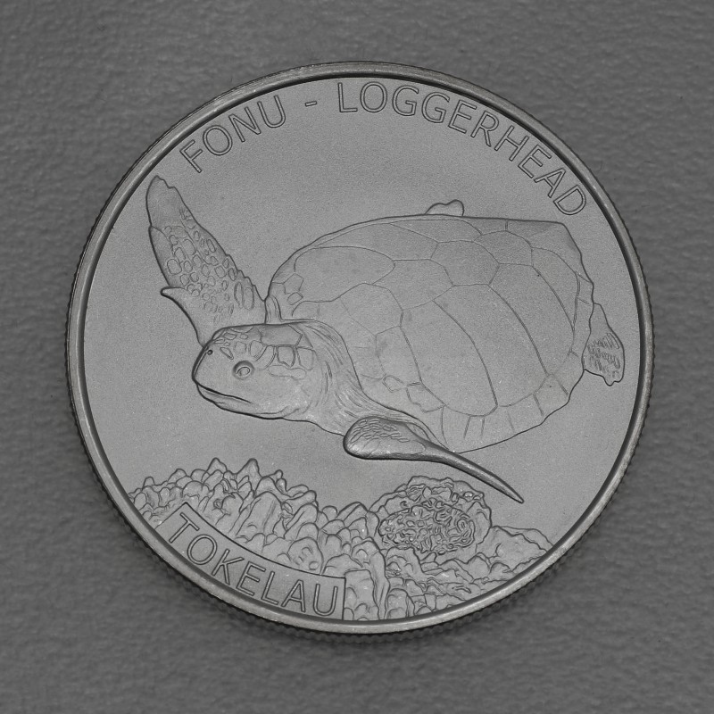 Silbermünze 1oz "Fonu-Loggerhead Turtle 2019" Territory of Tokelau kaufen