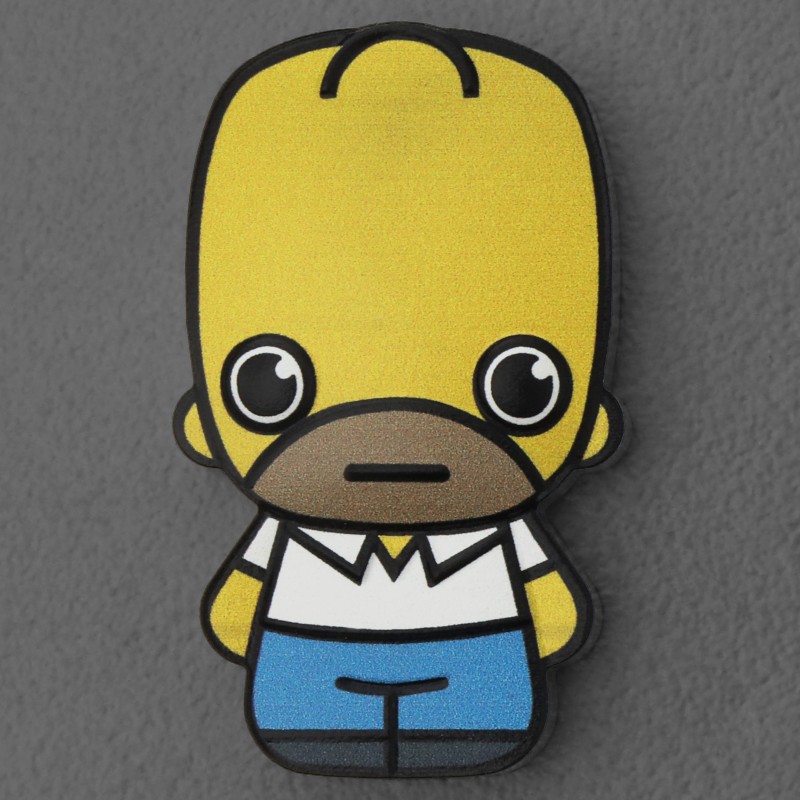 Silbermünze 1oz Homer Simpson 2022 (koloriert) Minted Mini Coin kaufen