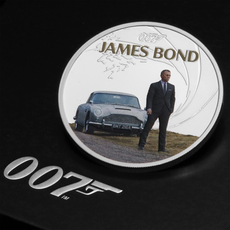 Silbermünze 1oz James Bond 2024 (PP/koloriert) Daniel Craig (Tuvalu) kaufen