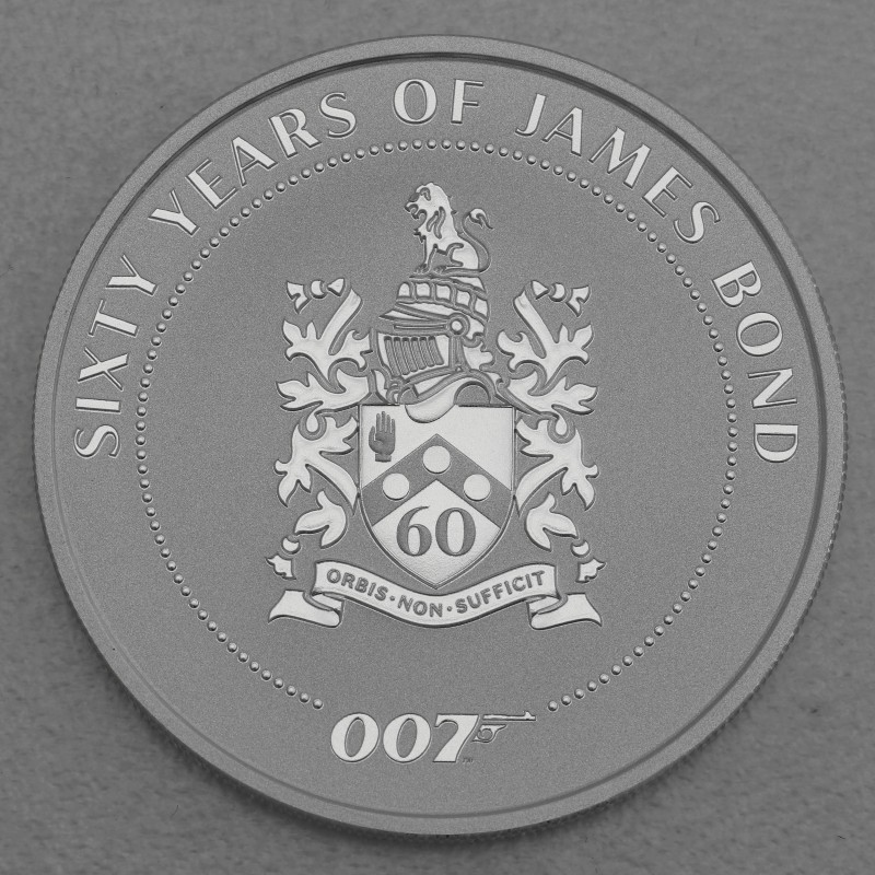 Silbermünze 1oz James Bond 007 2022 - Familenwappen / Family Crest ...