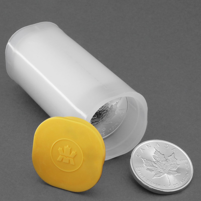 Silbermünze (25x 1oz) Maple Leaf Tube kaufen