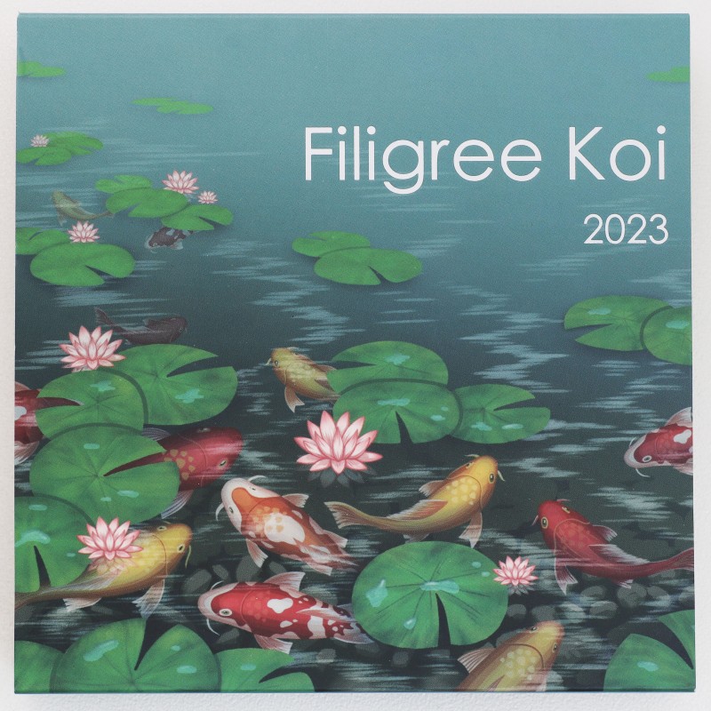 Silbermünze 2oz "Filigree Koi" 2023 (Solomon Islands) kaufen