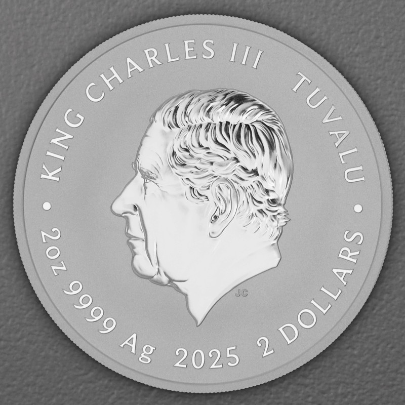 Silbermünze 2oz Pizza Coin 2025 (koloriert) Teenage Mutant Ninja ...