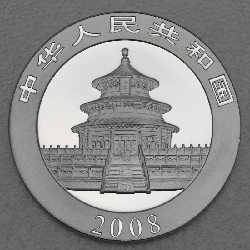 Silbermünze 1oz "China Panda - 2008" gilded kaufen
