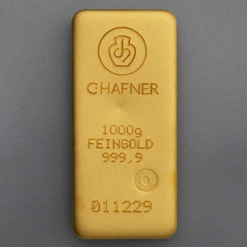 Goldbarren 1000g C.HAFNER Resale kaufen