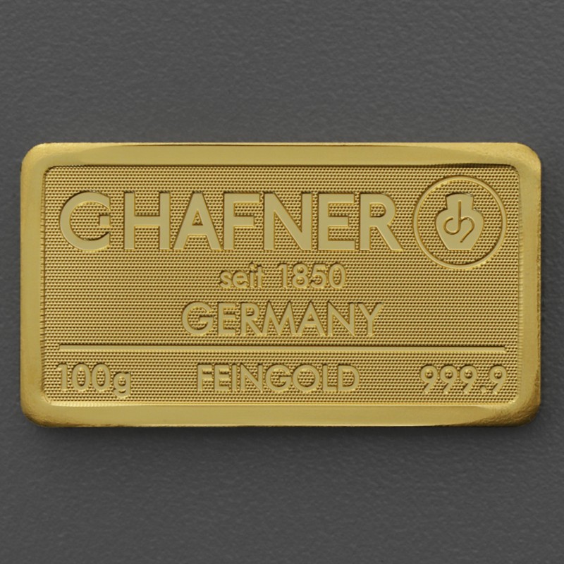 Goldbarren 100g C.HAFNER Resale kaufen