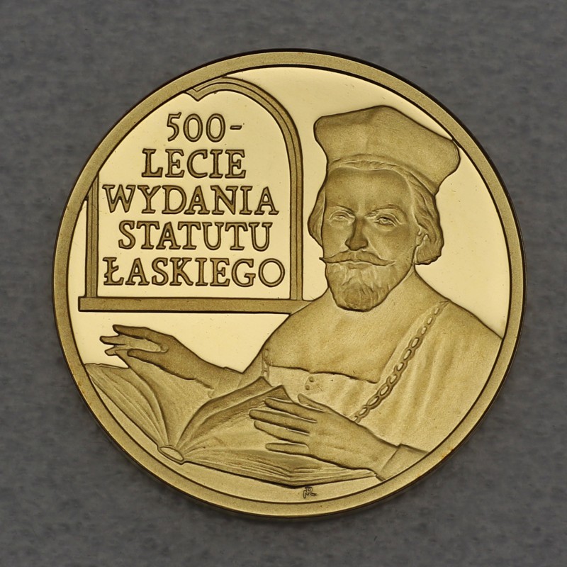 Goldmünze "100 Zloty 2006 - Jan Laski" (Polen) kaufen