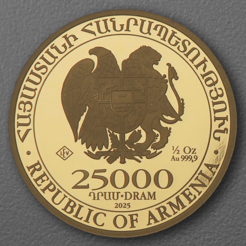Goldmünze 1/2oz Arche Noah aktueller Jahrgang (Armenien) kaufen