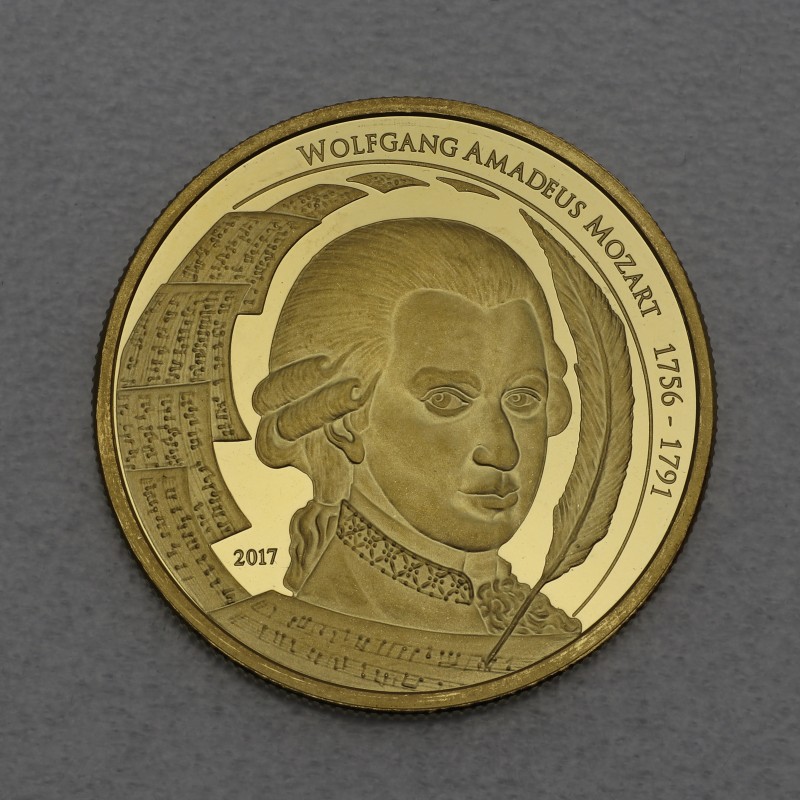Goldmünze 1oz Wolfgang Amadeus Mozart 2017 (PP) (Palau) kaufen