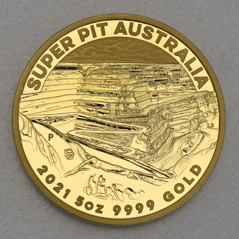 Goldmünze 5oz "Super Pit 2021" Perth Mint kaufen